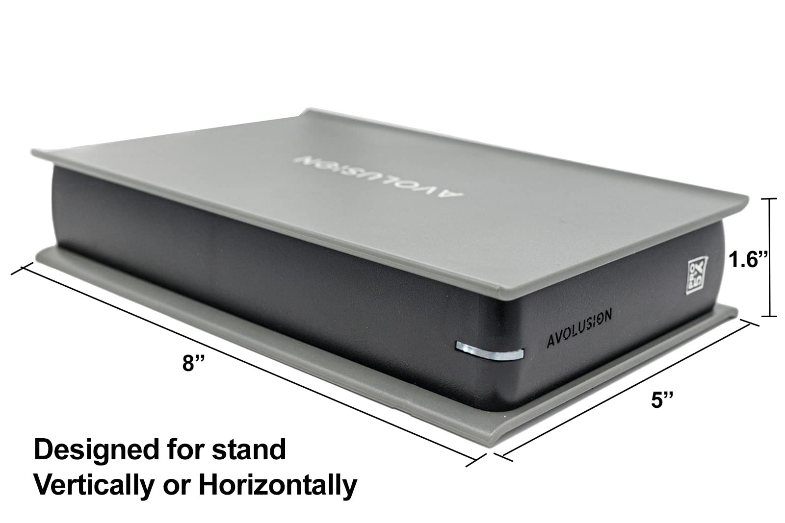 Avolusion PRO-5X Series 2TB USB 3.0 External Gaming Hard Drive (Grey) Compatible with Xbox Series X, S Game Console - 2 Year Warranty (Renewed)