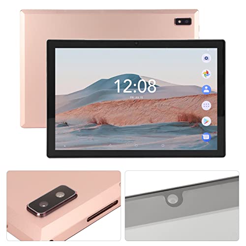 10.1in HD Tablet, 100‑240V Tablet PC 4G Calling for Learning (US Plug)