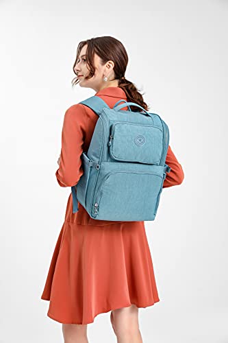 bagwise Unisex Diaper Bag Backpack, Large Baby Bag with Insulated Pockets Water-Repellent Mom and Dad Maternity Bag Large Capacity (Black)
