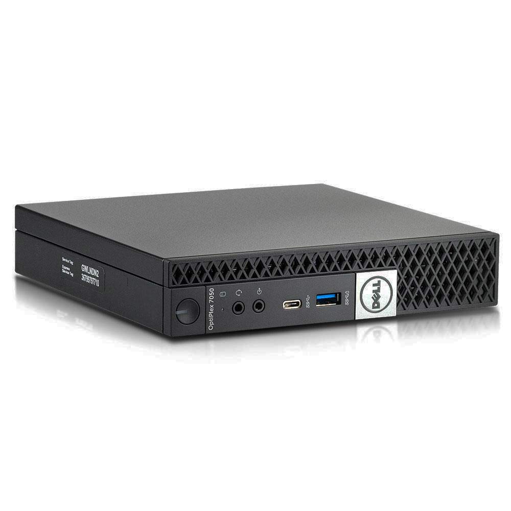 Dell Optiplex 7050 Micro Form Factor Desktop, Intel i5 7500T 2.7Ghz, 8GB DDR4, 512GB NVMe M.2 SSD, Wi-Fi, HDMI, Windows 10 (Renewed)