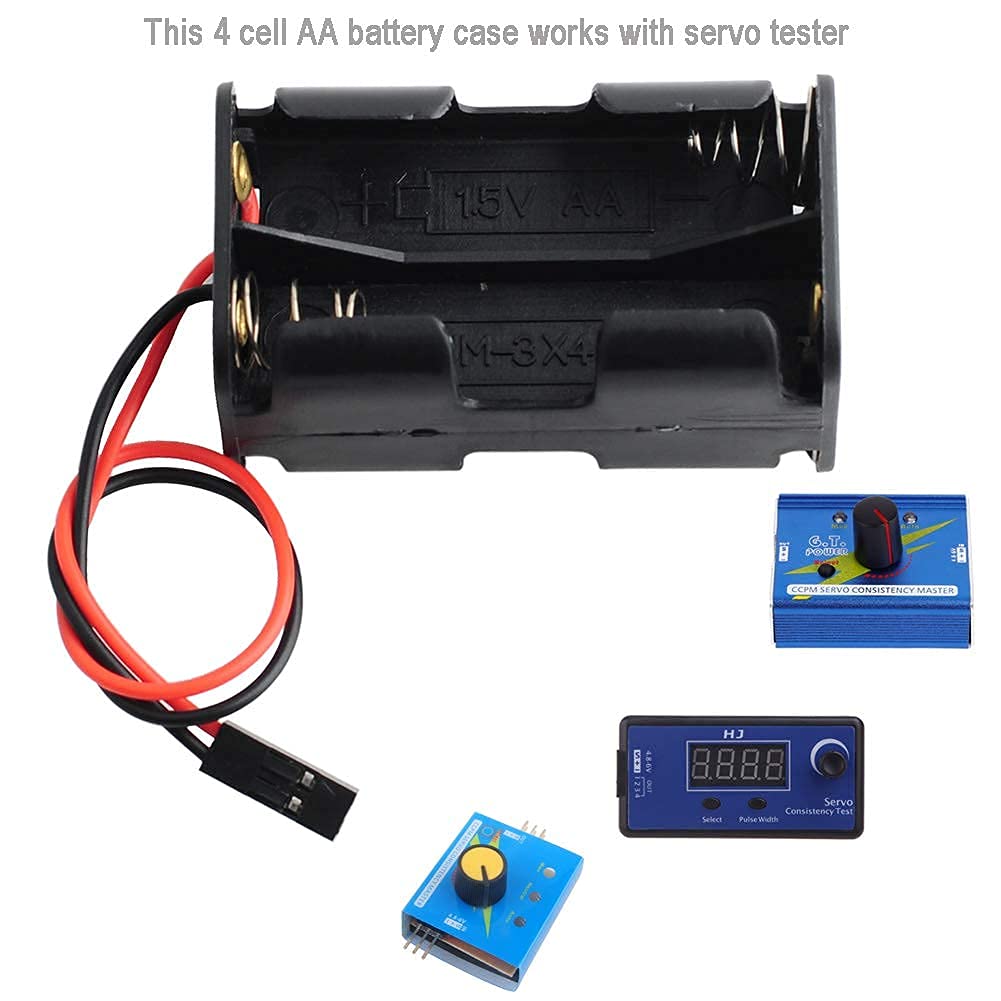 DIYmalls 5pcs AAA Battery Holder 3V + 4pcs AA Battery Case Box 6V