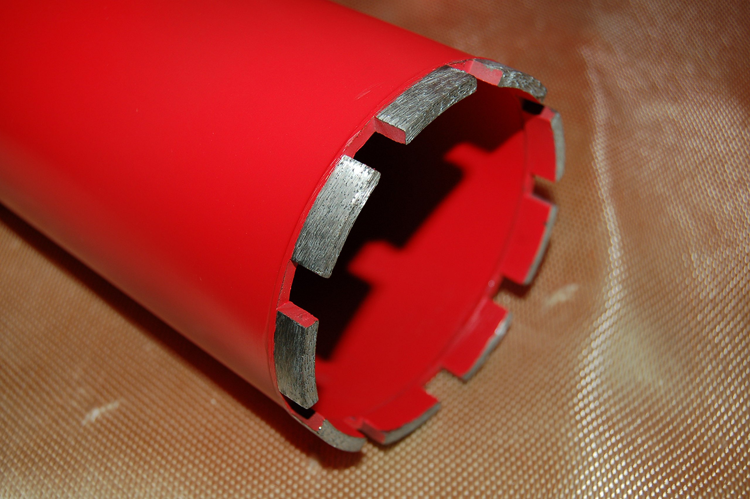 1" - 8" Inch Diamond Wet Core Drill Bit Set 1-1/4” Threaded by BLUEROCK Tools for Concrete Rebar Asphalt Brick Rock Masonry Hole Barrel Coring Bits