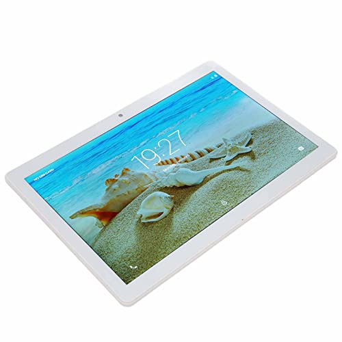 10 Inch HD Tablet, 1.6GHz Octa Core Dual Camera AC100-240V 1960x1080 IPS 2GB 32GB Metal Shell Video Calling Tablet for Android11 for Gaming (US Plug)