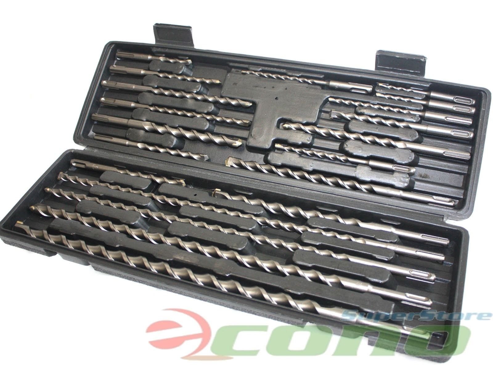 20 Pc Sds Plus Rotary Hammer Drill Bits Set Fit Hilti Bosch Dewalt & Milwaukee
