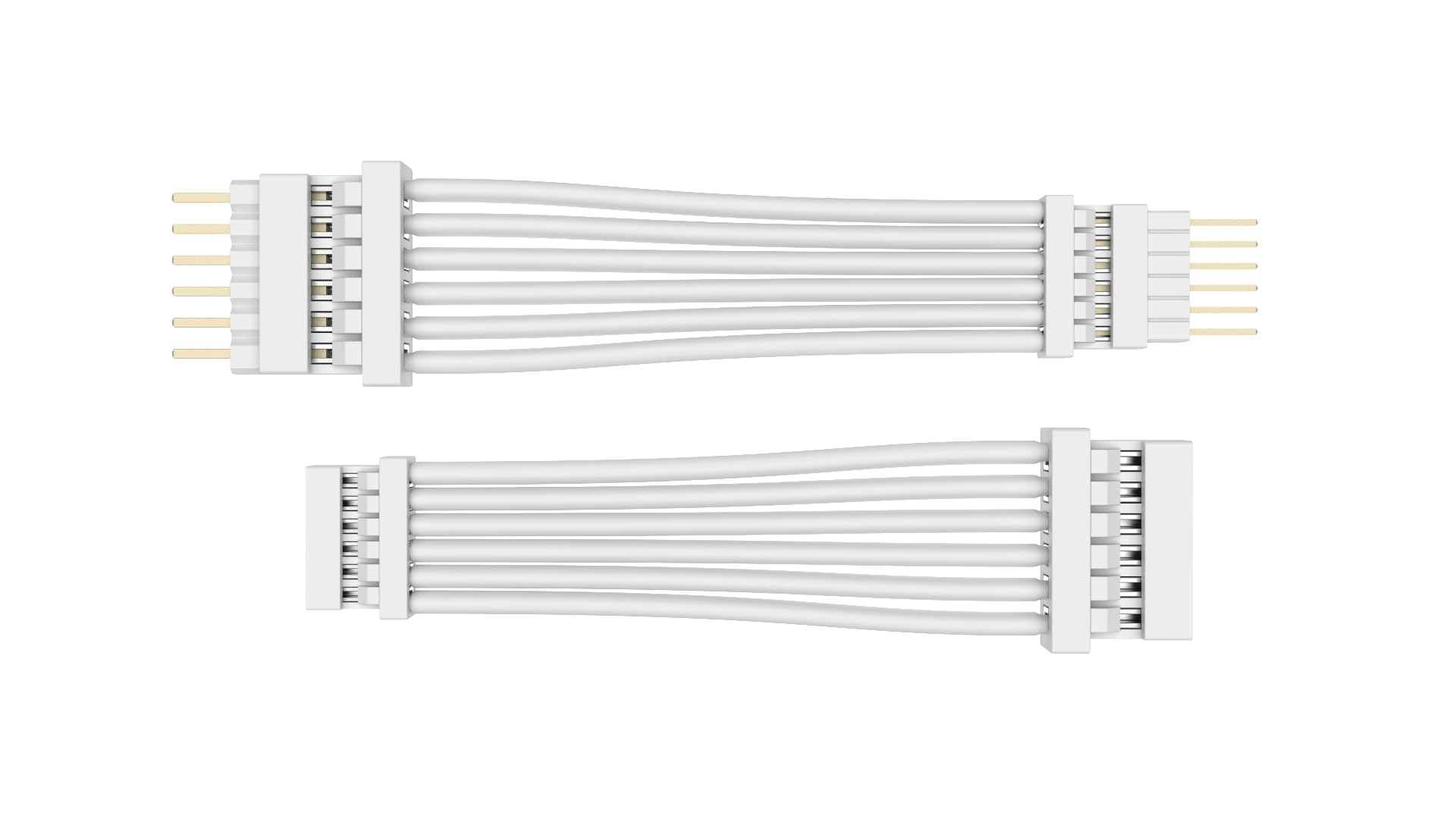Litcessory Controller to 6-Pin Adapter for Philips Hue Lightstrip Plus (Detachable Version, White - MICRO 6-PIN V4)