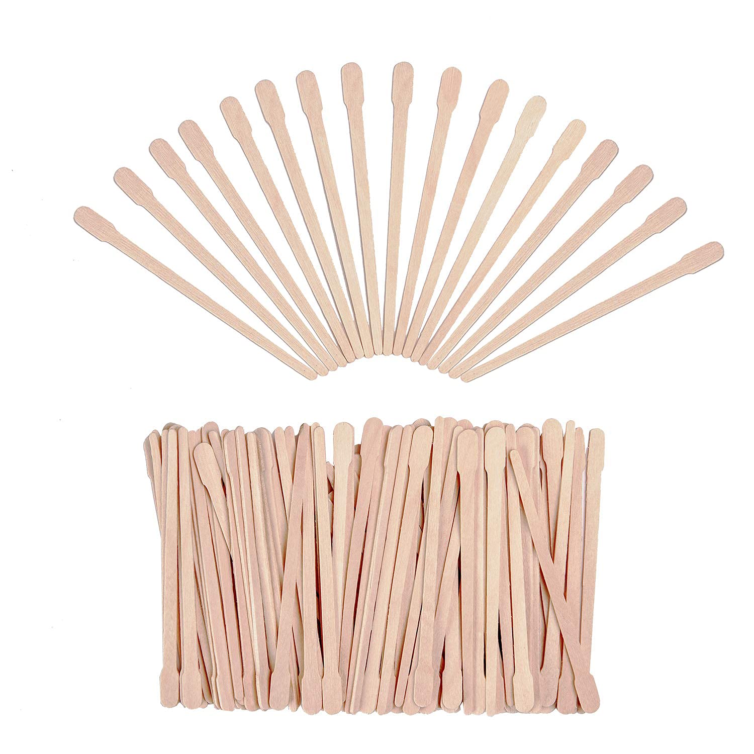 1000 Pack Wax Spatulas-Small Waxing Applicator Sticks Wood Waxing Craft Sticks Spatulas Applicators for Face & Body Hair Removal