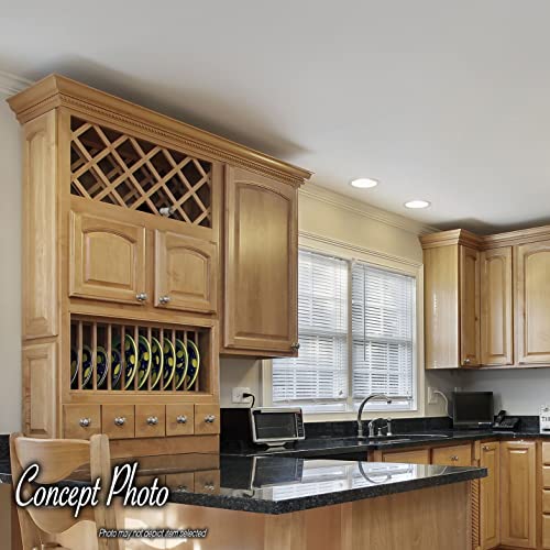18-Bottle Trimmable Wine Rack Lattice Panel Inserts in Unfinished Solid North American Hard Maple