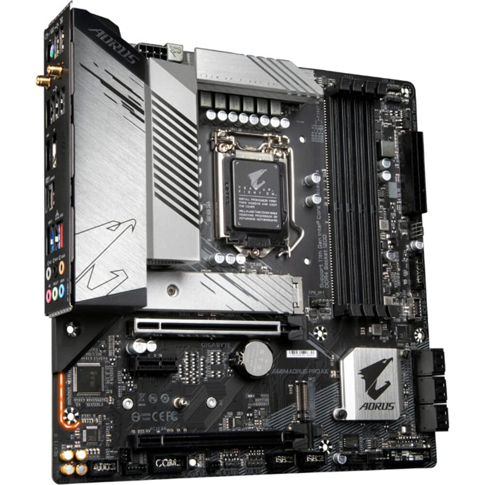 Gigabyte B560M Aorus Pro AX Intel B560 Express LGA 1200 Micro ATX DDR4-SDRAM Motherboard
