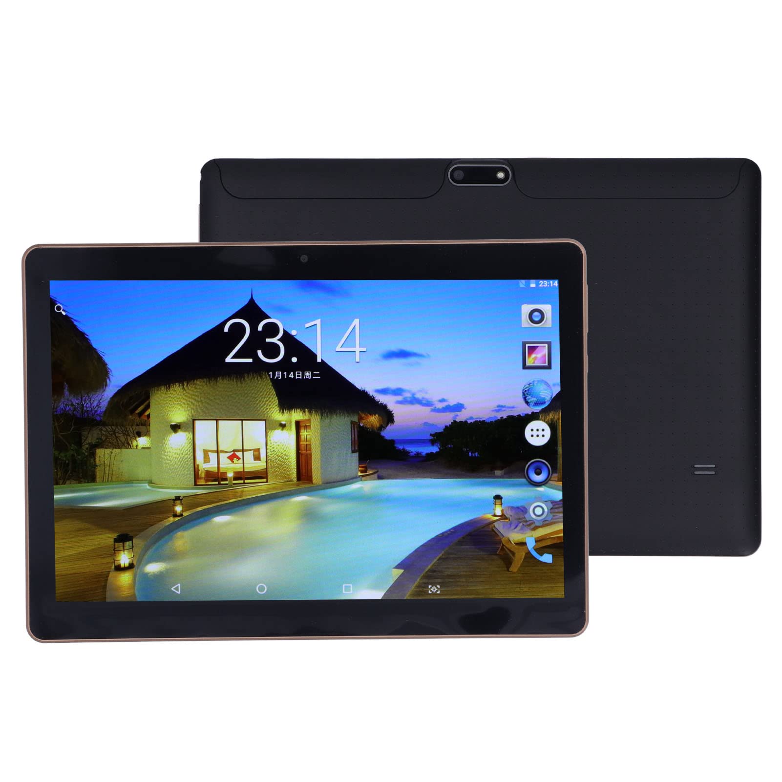 10.1inch HD IPS Tablet PC for Android 8.0, Octa Core 2GB 32GB ROM Touchscreen Tablet, 0.3MP 2MP Dual Camera, 32GB Memory Expansion, Metal CNC High Gloss Body, 800x1280, 5500mAh,