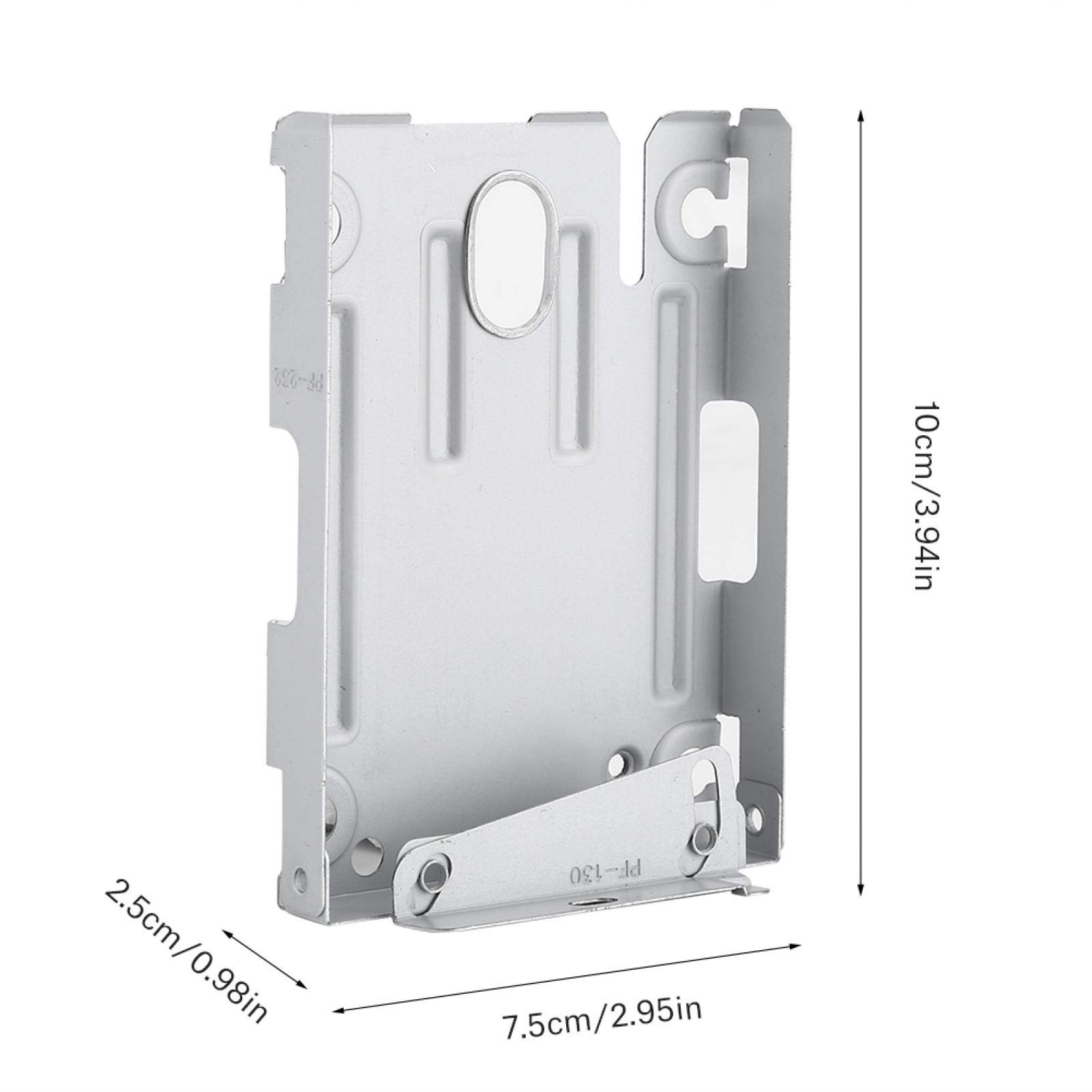 Dpofirs 2.5 Inch Hard Drive Holder for PS3 Hard Drive Holder, Hard Drive Mount, Hard Drive Mount Adapter Kit Tray for PS3 CECH-400X with Screws