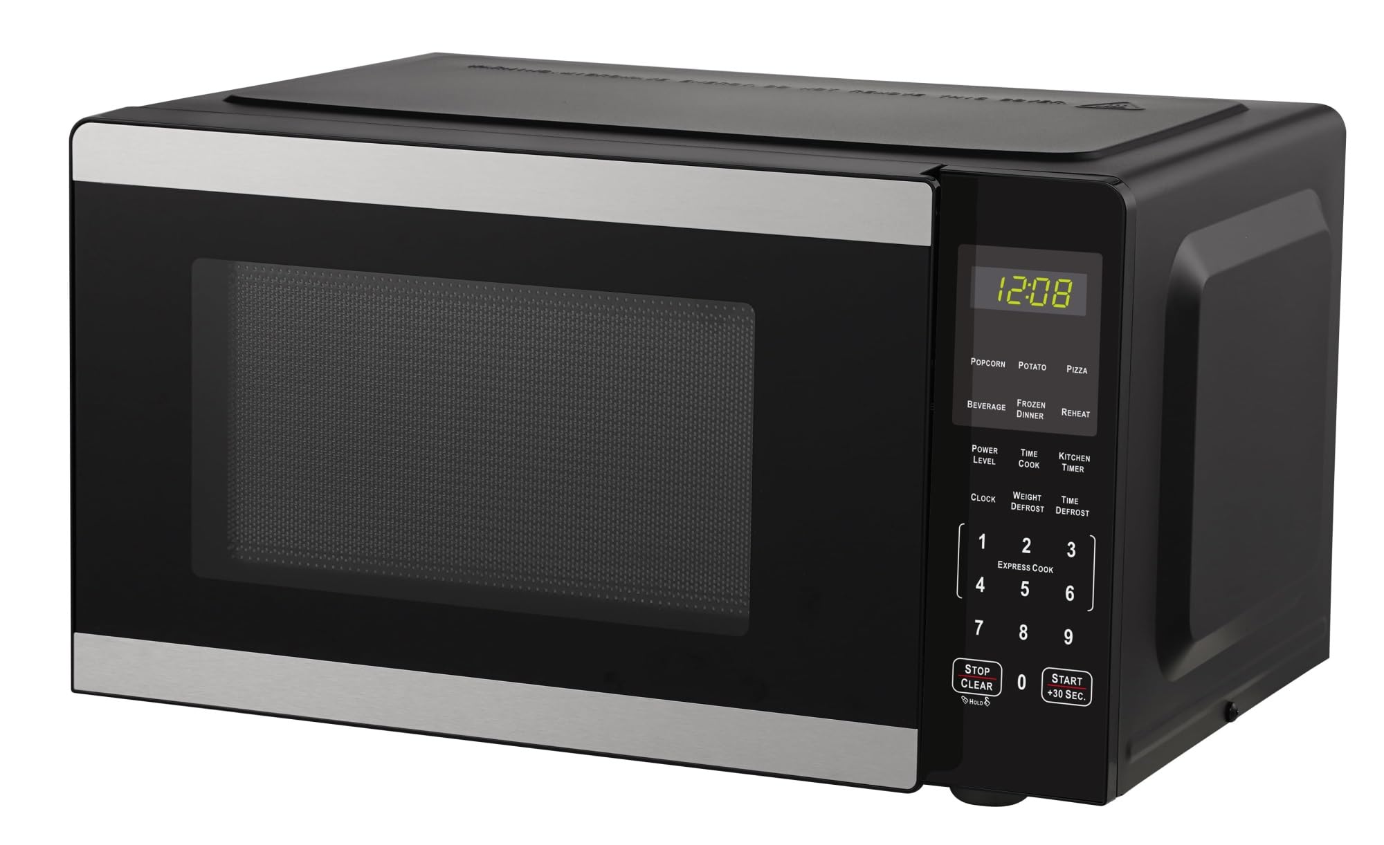 0.9 Cu ft Countertop Microwave Oven, 900 Watts, Stainless Steel, New (Color : Stainless Steel)