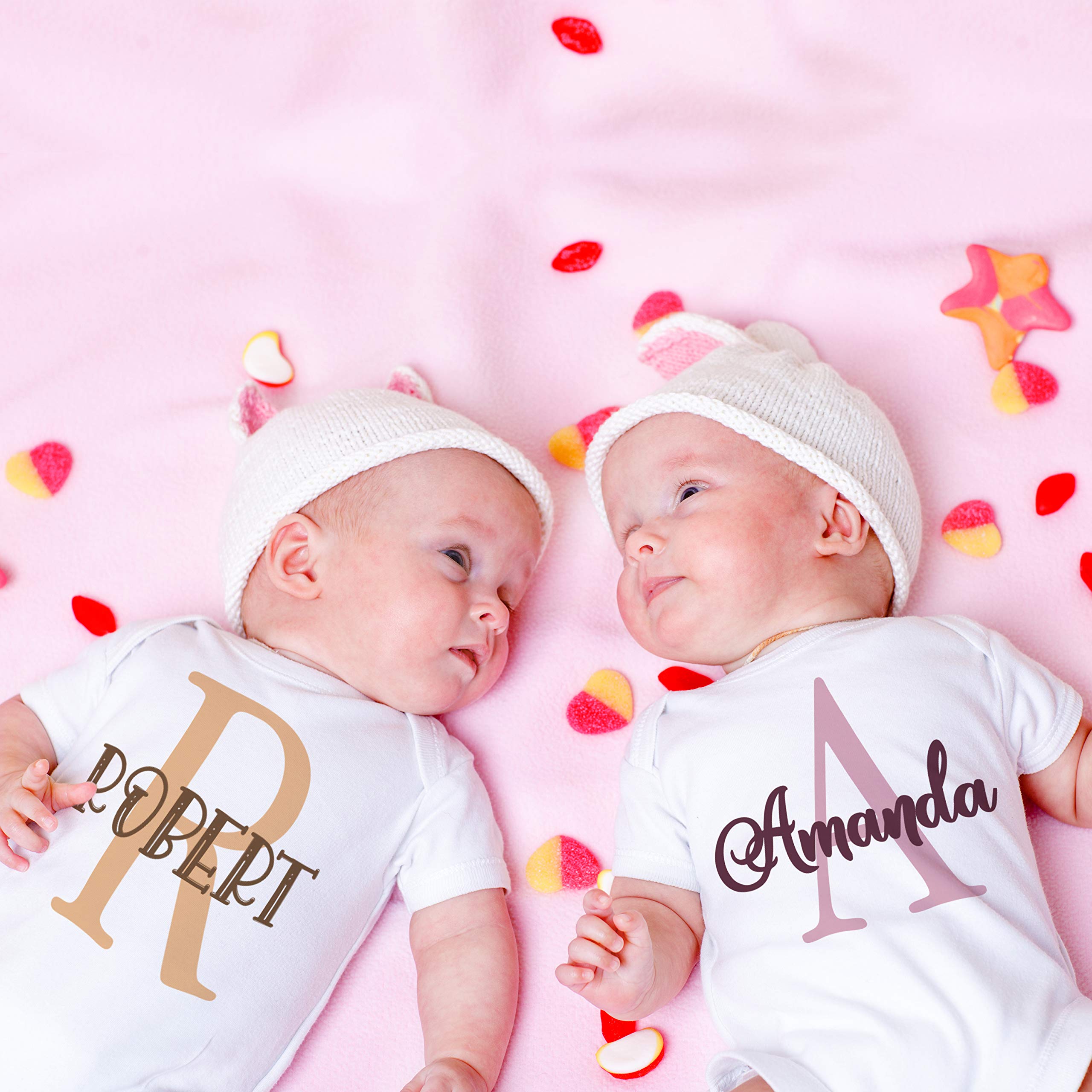Zexpa Apparel Personalized Bodysuit for Home Coming Customized Newborn Outfit With Beanie - NB
