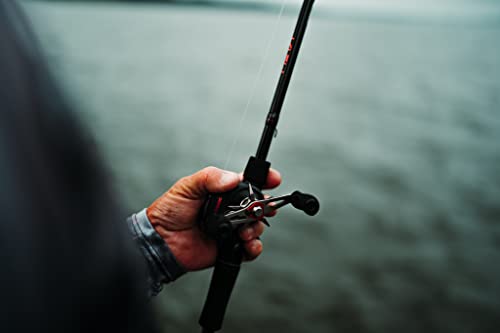 13 FISHING - Inception G2 Baitcast Reel - 7.3:1 Gear Ratio - Left Hand Retrieve (Fresh) - ING2-7.3-LH, Black