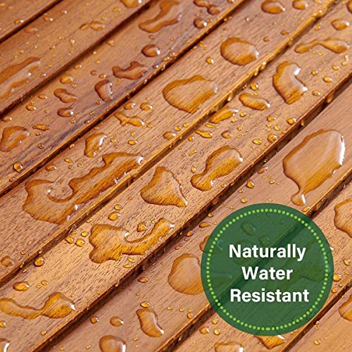 18" Teak Shower Bench, Teak Shower Stool, Shower Chair Wood, Shower Stool Wood, Teak Shower Seat, Assembly Required
