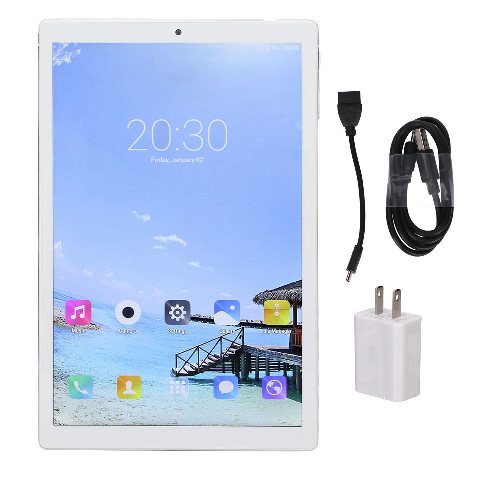 10in Tablet, 100‑240V Dual Camera Tablet PC for Elderly (US Plug)
