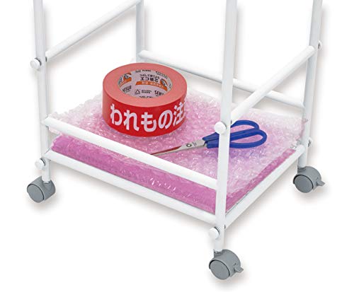 Azwil DBS01 Cardboard Stocker, White, Casters