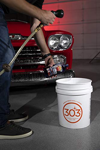 303 Products Car Wash with Wash Mitt Bubble Gum Scent, 18 fl. oz. (30577) , Blue