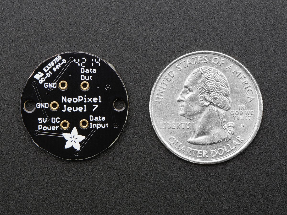 Adafruit Industries NeoPixel Jewel - 7 x 5050 RGB LED with Integrated Drivers