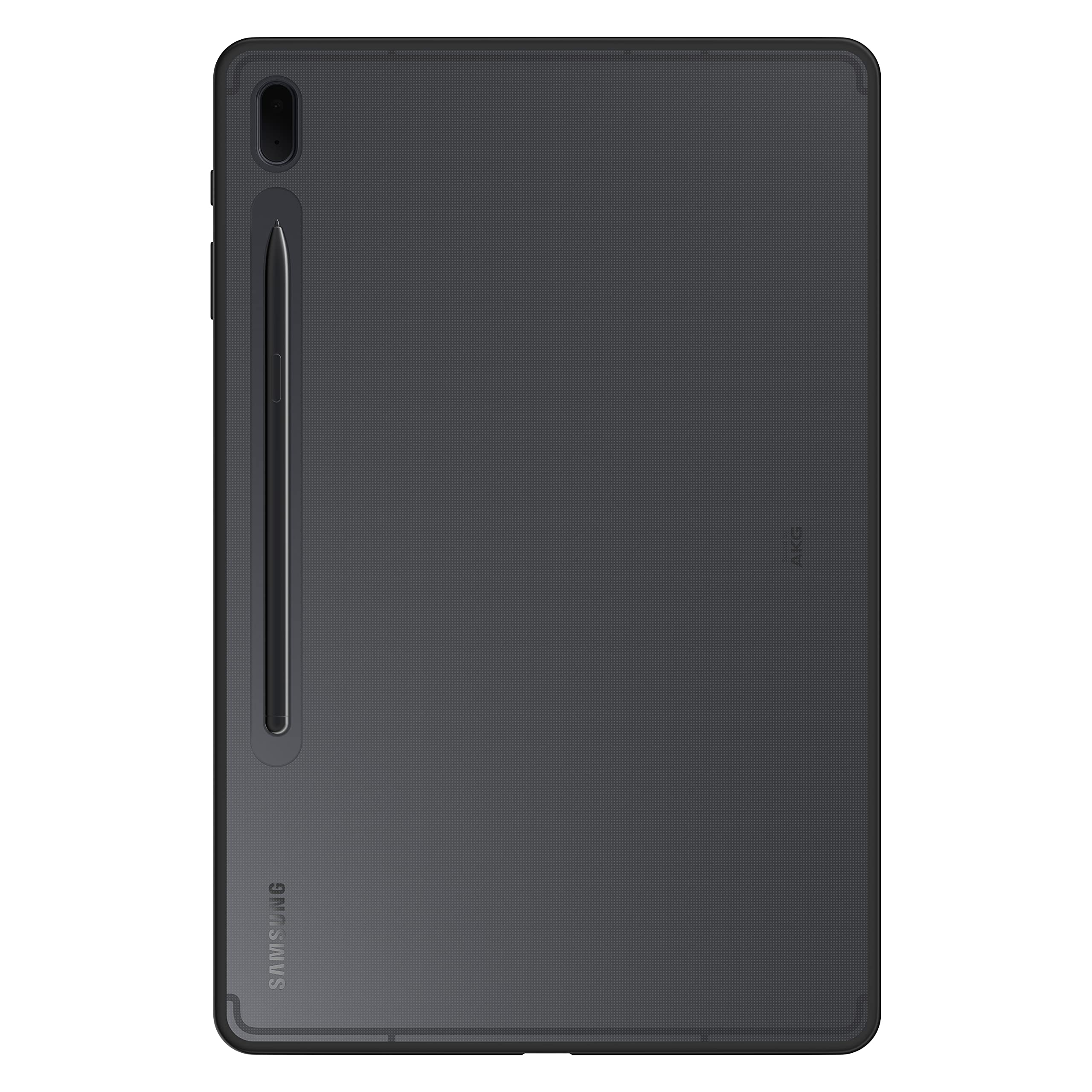 OtterBox Sleek Series Case for Samsung Galaxy Tab S7 FE 5G, Shockproof, Drop Proof, Ultra-Slim, Protective Thin Case, Clear/Black, Non-Retail Packaging