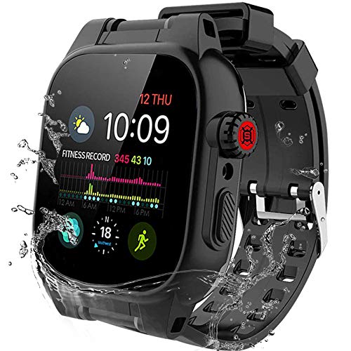 44mm Apple Watch Series 6 Series 5 Series 4/SE Waterproof Case, Built-in Screen Protector, Apple Watch Shockproof and Dustproof Case for Series 6/5/4/SE Case