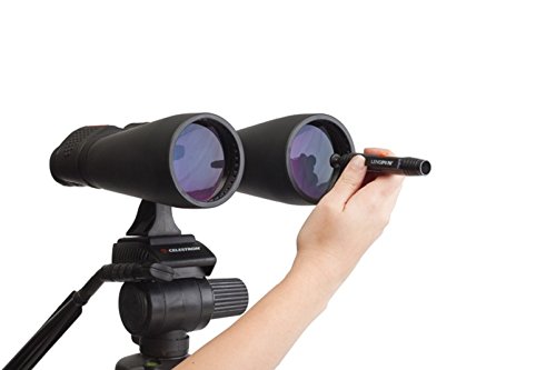 Celestron - 80mm Travel Scope - Portable Refractor Telescope - Bonus Astronomy Software Package - Digiscoping Smartphone Adapter & LensPen - Optics Cleaning Tool, Black (93575)