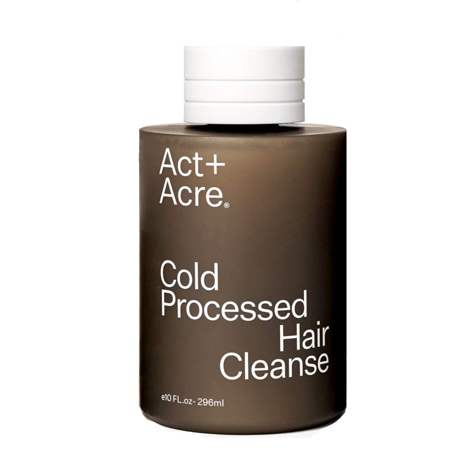 ACT+ ACRE Cold Processed Balancing Shampoo - Clarifying Cleanse for Build Up - Sulfate Free Gentle Hair Treatment with Moringa Oil - Moisturize and Strengthen Damaged Hair (10 Fl.oz)