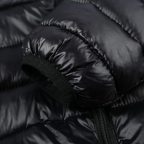 PATPAT Fall Winter Coats for Toddler Boys Toddler Girls Winter Jacket Outerwear with Hoods Black size 18-24 Months