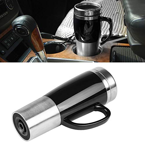 450ml Stainless Steel Electric Car Cup Travel Heating Mug, Keenso Electric Kettles Boiling Car Coffee Mug Heater with Cigarette Lighter(12V) Other Electrical Appliances