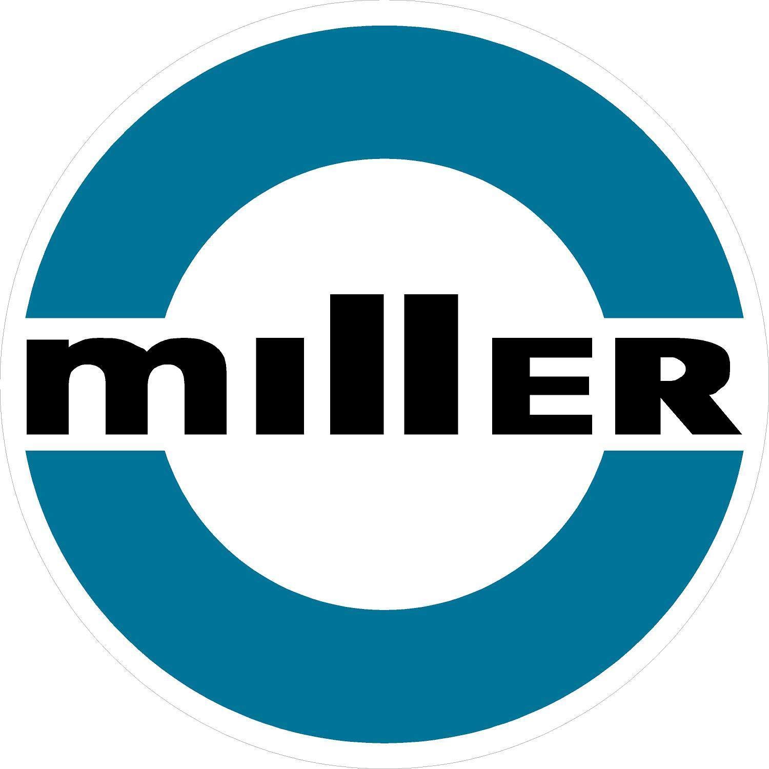 2 Pack Vinyl Sticker Decal Miller Welder 1980 Vinyl Decal, 5 in. x 5 in.