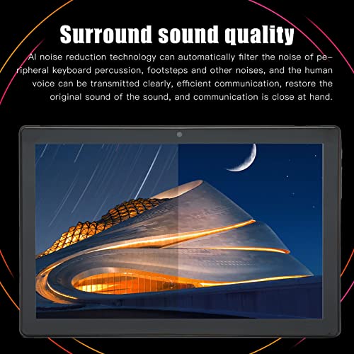 10 Inch Tablet, Tablet Support 4G Network Night Reading Mode US Plug 100-240V 8 Cores Front 5MP Rear 8MP for 11 for Reading (US Plug)