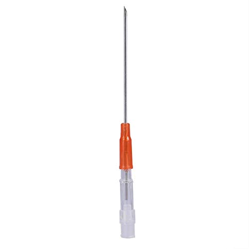 5PCS Body Piercing Needles - SHZDMH 14G Gauge Steel Cartilage Piercing Catheter Needles for Lip Tongue Piercing Tattoo Supply (14G)