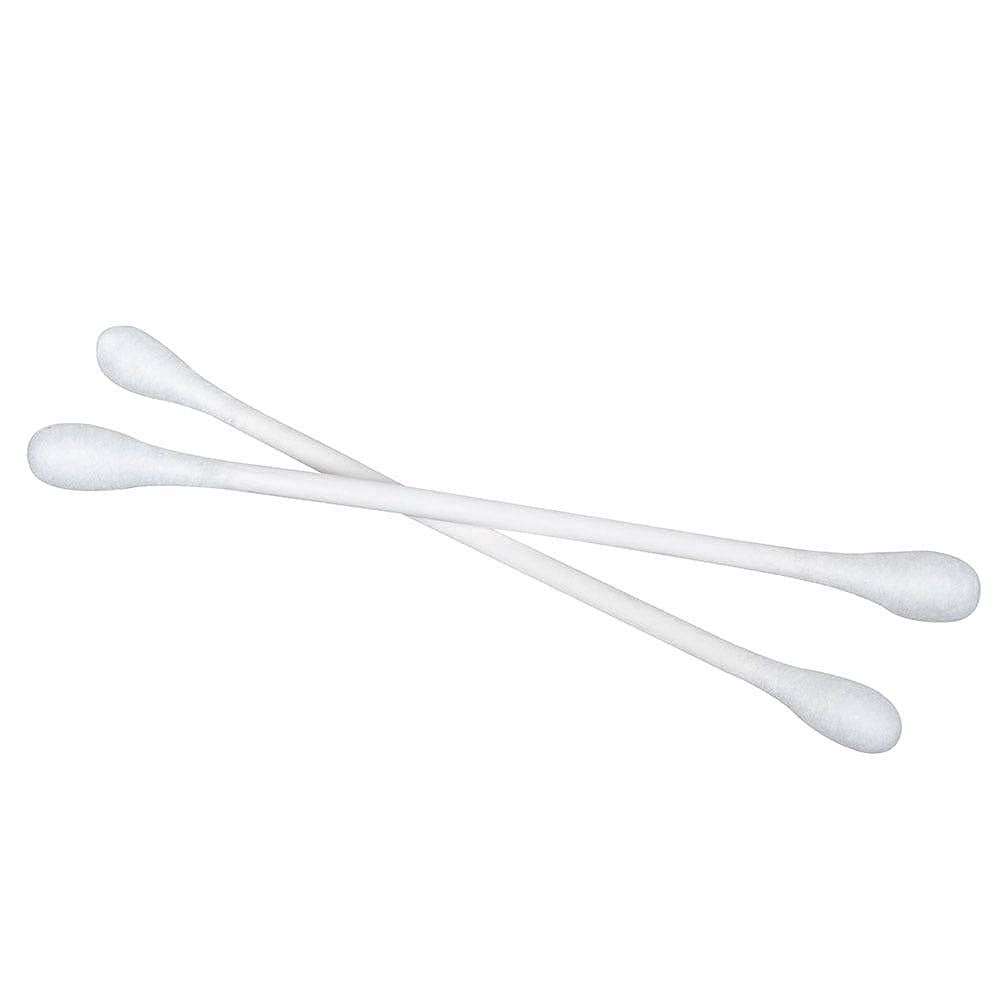 ForPro Double-Tipped Cotton Swabs, 100% Lint-Free Biodegradable Cotton, for Sensitive Skin, 500-Count (Pack of 4)