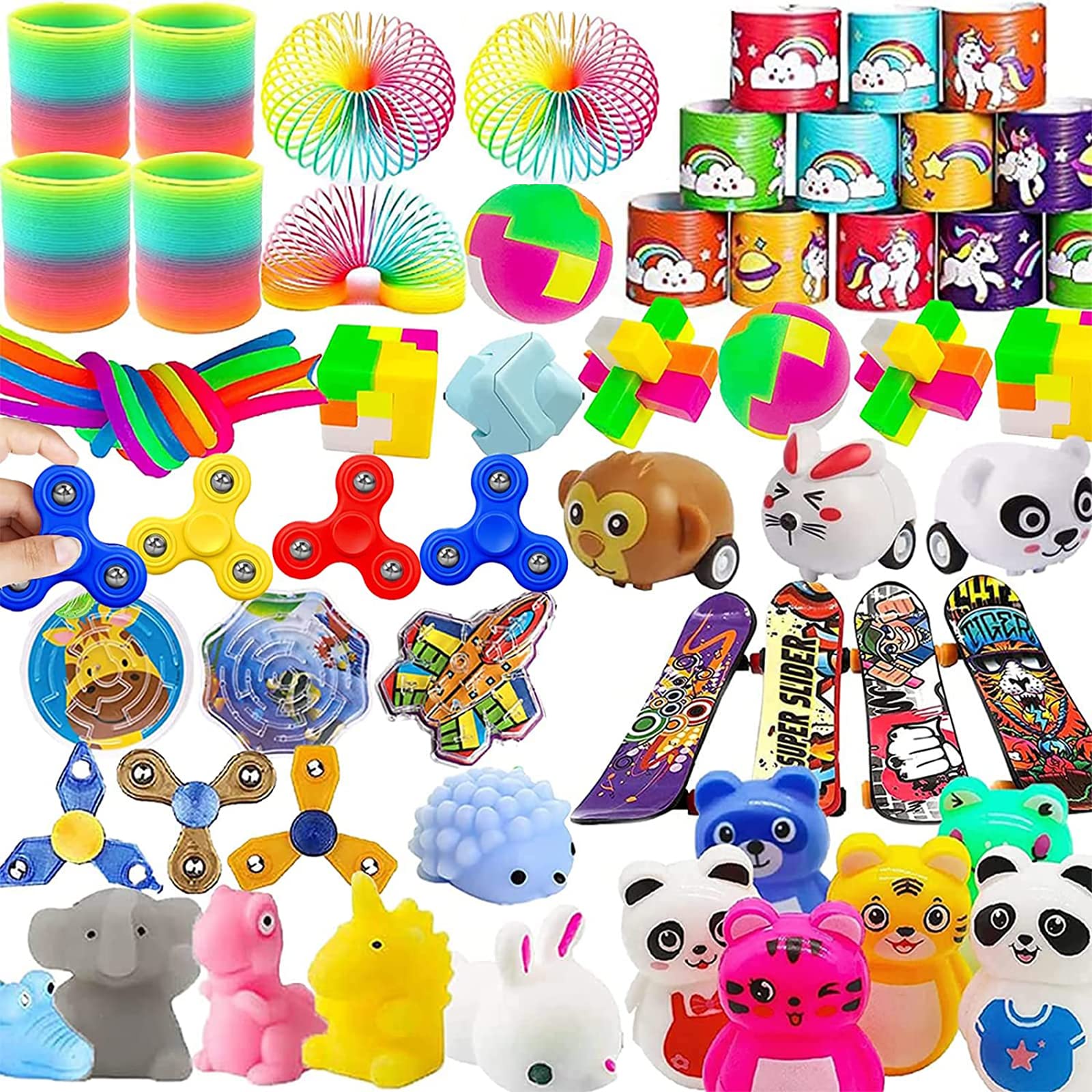 52 Pcs Party Favors for Kids 4-8, Birthday Gift Toys, Stocking Stuffers, Treasure Box Toys, Carnival Prizes, School Classroom Rewards, Pinata Stuffers, Goodie Bags Filler for Boys and Girls 8-12
