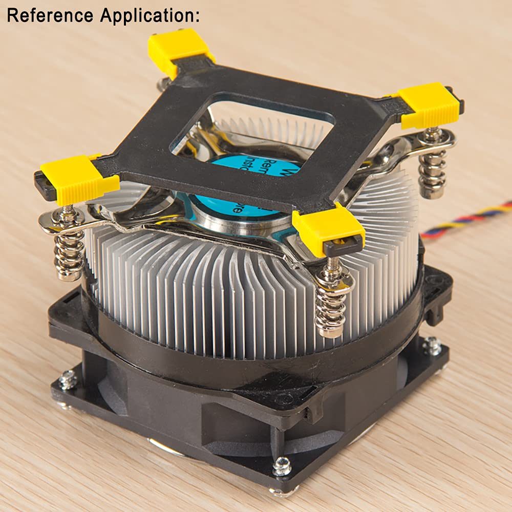 Adjustable Motherboard Backplate CPU Heatsink Mounting Bracket Kit Compatible with Intel LGA 775 1150 1155 1156 1366 Motherboard CPU Radiator Holder Backplate Snap Fix Screw Bolts