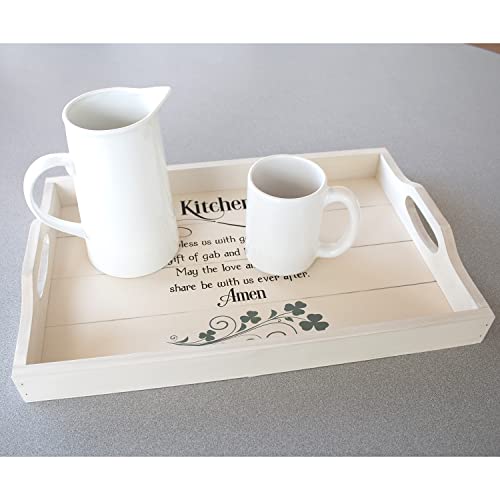 Abbey & CA Gift 18" X 12" Irish Blessing Serving Tray W/Routed Handles