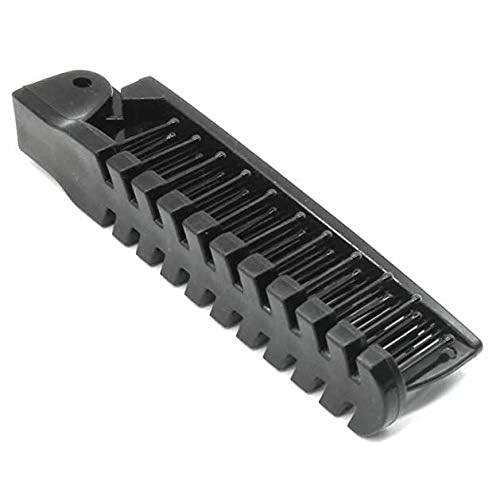Aeyistry 3 Pcs Portable Travel Hair Comb Brush Foldable Massage Hair Comb Anti-static Hairdressing Tools Set(Black)