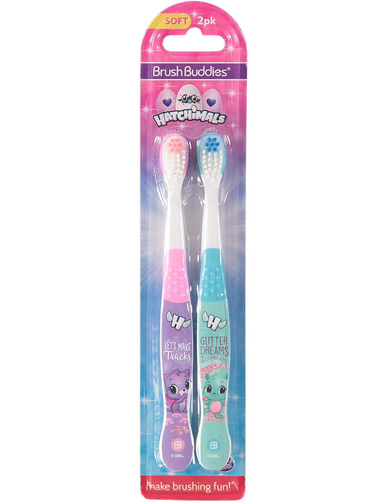 Brush Buddies Hatchimal 2 Pack Toothbrush