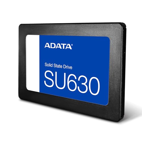 ADATA ASU630SS-960GQ-R 2.5-inch Internal SSD 960GB SU630 Series 3D NAND QLC SMI Controller 0.3 inch (7 mm)