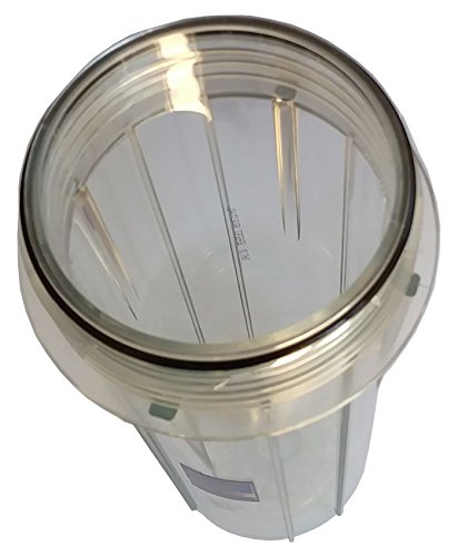 10" Reusable Empty Clear Cartridge Transparent Water Filter Housing