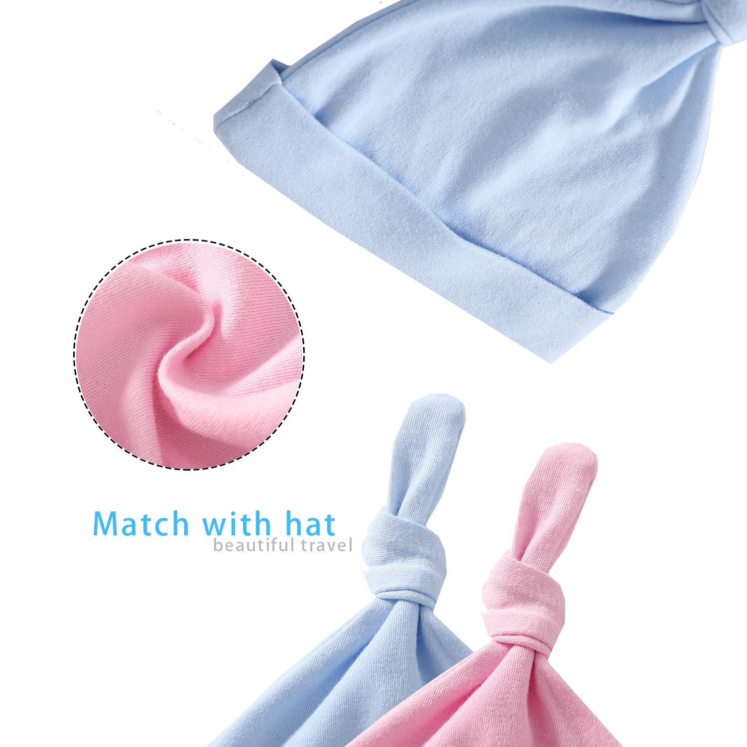 YSCULBUTOL Baby Twins He did it She did it Newborn Infant Baby Bodysuit Romper Outfit Toddler Clothes (blue he did it and hat 9m)