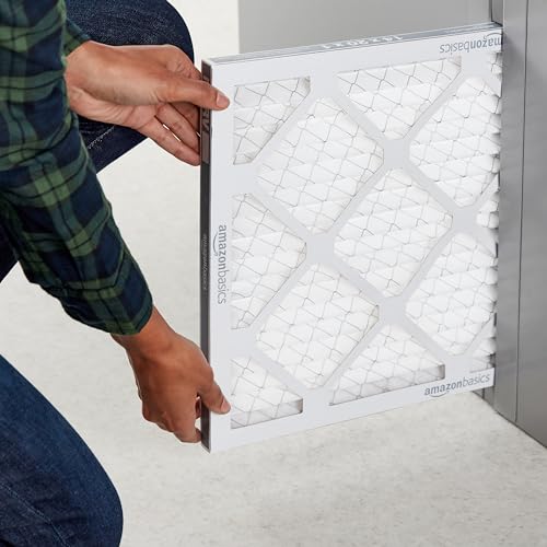 Amazon Basics 14x20x1 Air Filter 6 Pack, Merv 8 AC Furnace Filters