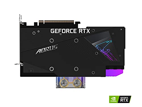 GIGABYTE AORUS GeForce RTX 3080 Ti Xtreme WATERFORCE WB 12G Graphics Card, Waterforce Water Block Cooling System, 12GB 384-bit GDDR6X, GV-N308TAORUSX WB-12GD Video Card