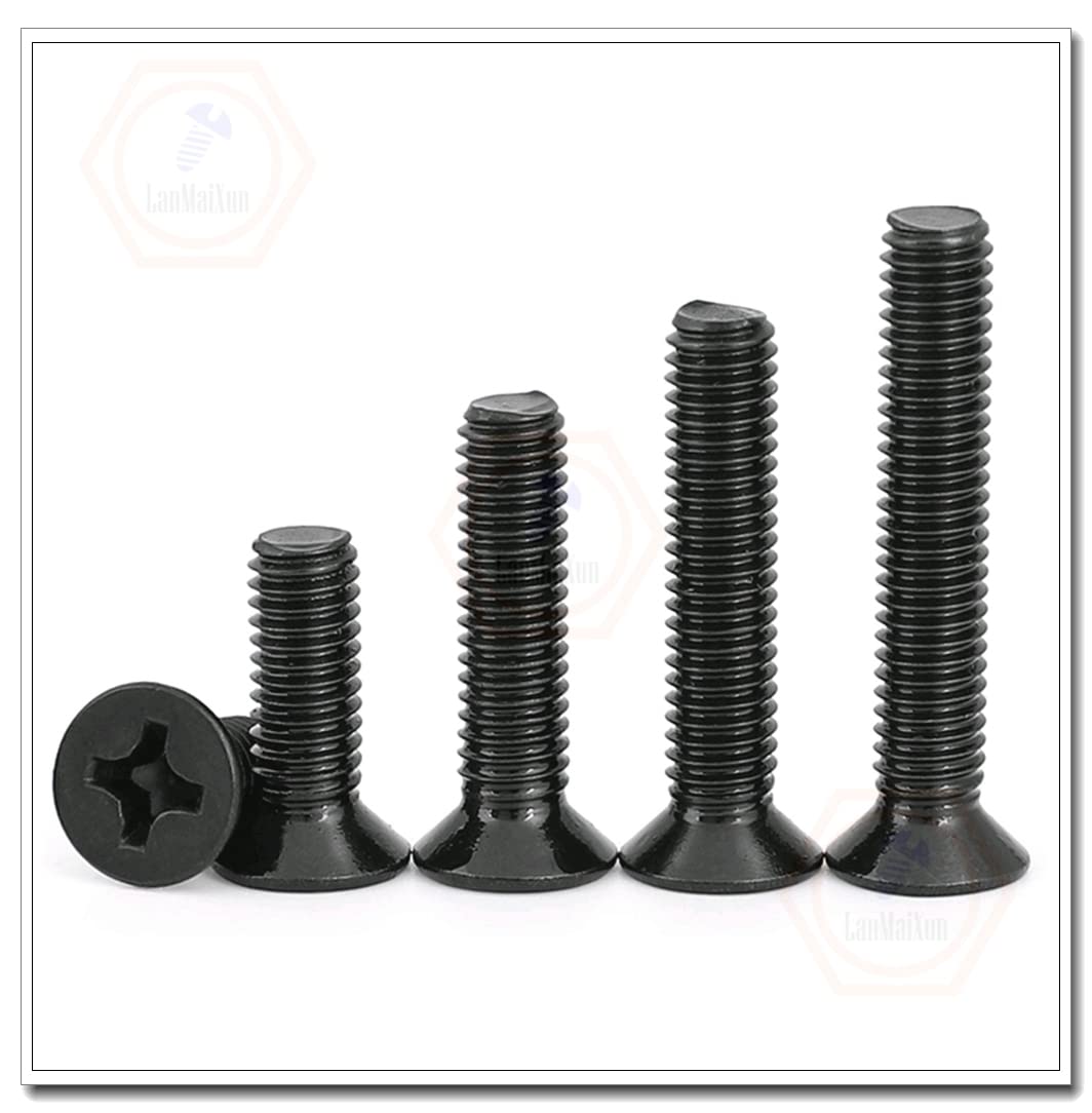 100pcs M1.7-0.35×16mm Laptop Notebook Computer Carbon Steel Screws Kit Set, Flat Head Phillips Cross Screw Assortments, Countersunk ssd Screws for SSD Toshiba DELL Sony Samsung