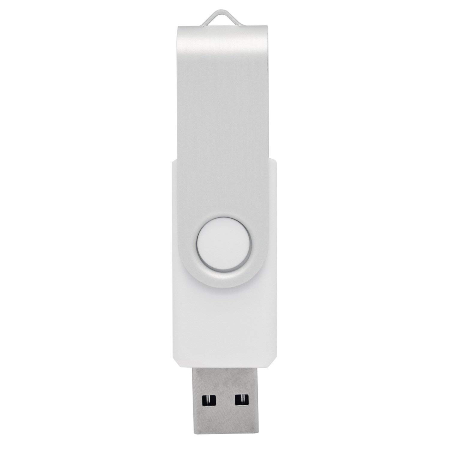 10PCS 2.0/3.0 USB Flash Drive Pen Drive Memory Stick Thumb Stick Pen Black (2.0/8GB, White)