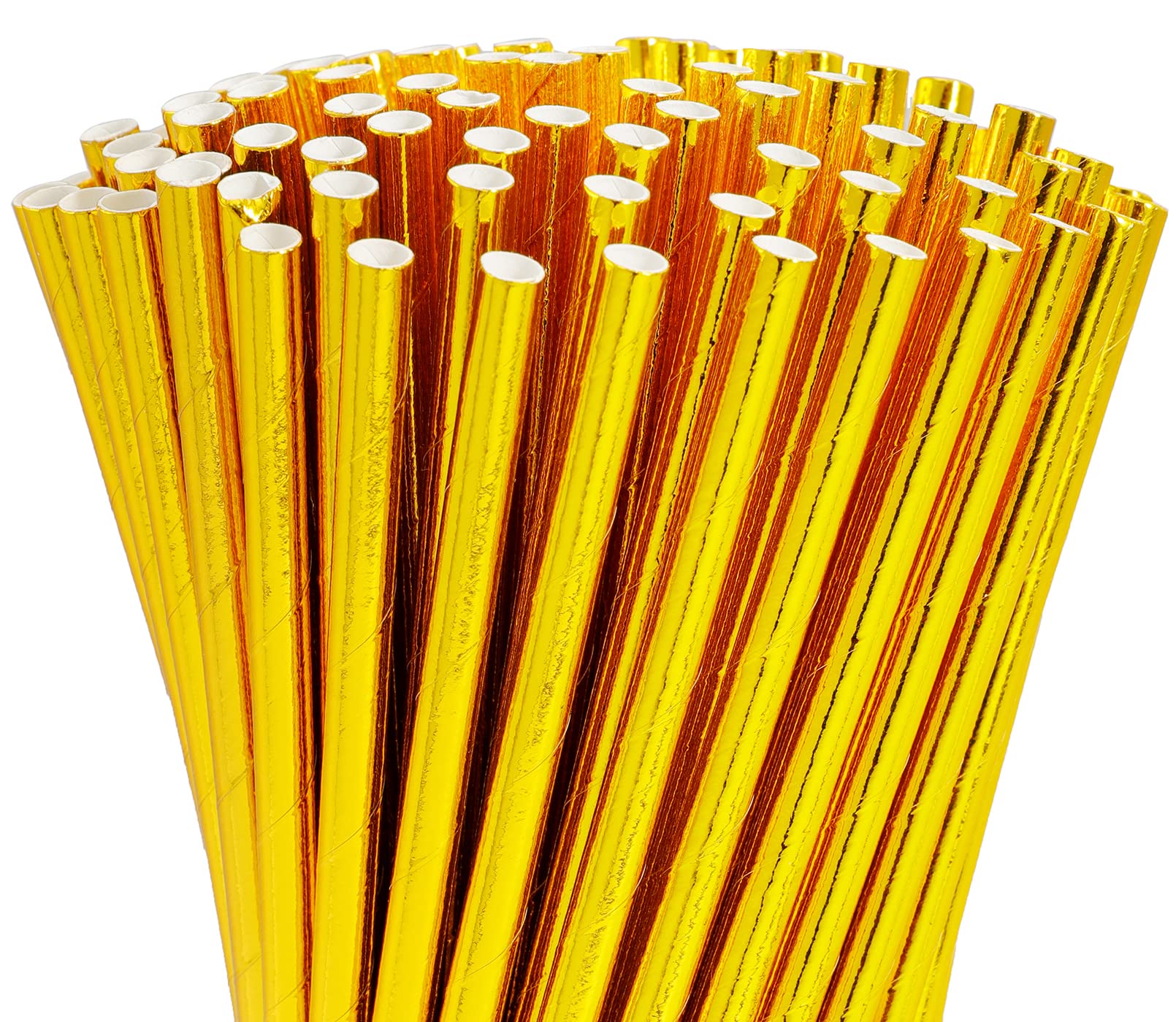 100 Pack Red Paper Straws,Biodegradable Red Straws,Disposable Paper Drinking Straws,Cake Pop Sticks,Foil Paper Straws for Birthday Bridal/Baby Shower Wedding Party Supplies Decorations
