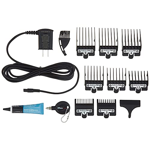 BaBylissPRO Barberology Hair Clipper For Men FX870BN BLACKFX Cord/Cordless Professional Hair Clipper