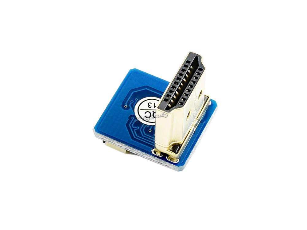 Right-Angle HDMI Plug Adapter Vertical for DIY HDMI Cable Connector @XYGStudy