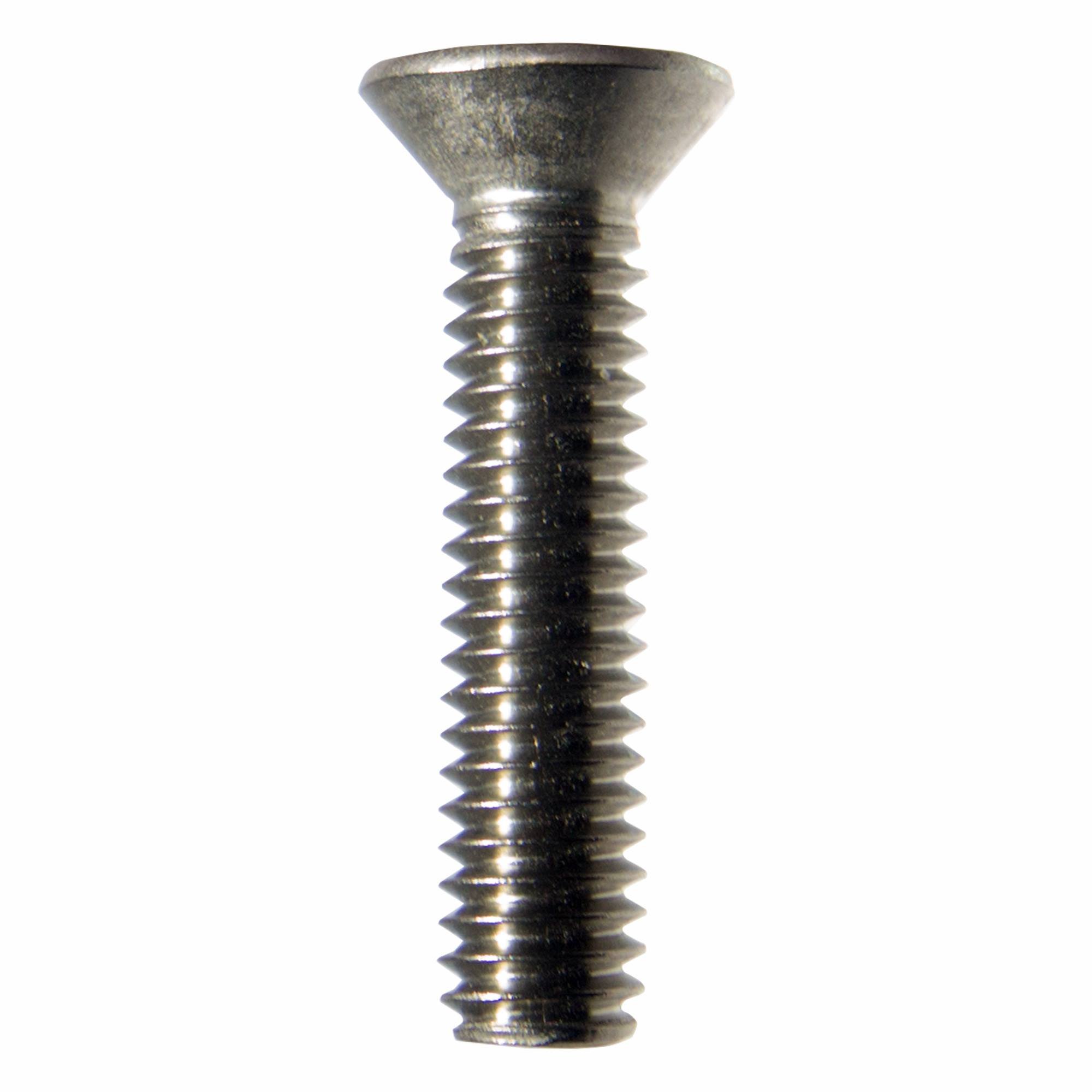 1/4-20 x 1" Flat Head Machine Screws, Phillips Drive, Stainless Steel 18-8, Full Thread, Bright Finish, Machine Thread, Quantity 50 by Fastenere