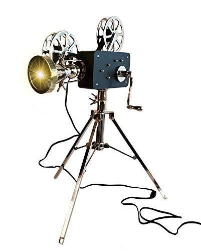 HomeRoots Silver Aluminium Movie Projector Aluminum Model