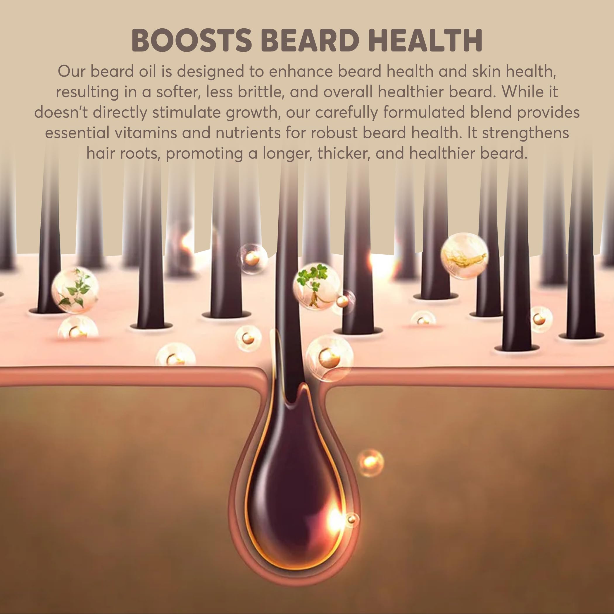 Beard Care Kit - Softer, Smoother, Moisturized Beard - Beard Oil and Balm - Gift Set (Sandalwood Bourbon)